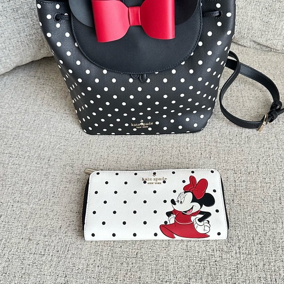 kate spade | Bags | Kate Spade Minnie Disney Bagpack Purse Minnie Mouse ...